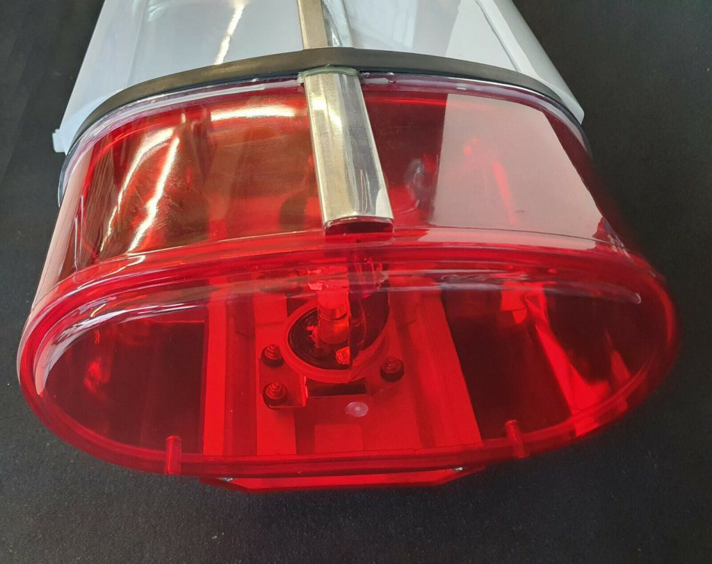USA Police Car Dach Warnbalken Halogen Rotator - Audiopipe