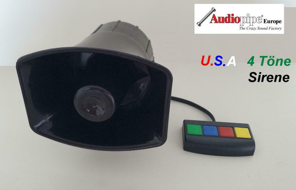 Mini Sirene Fliegeralarm 12V Fire - Audiopipe